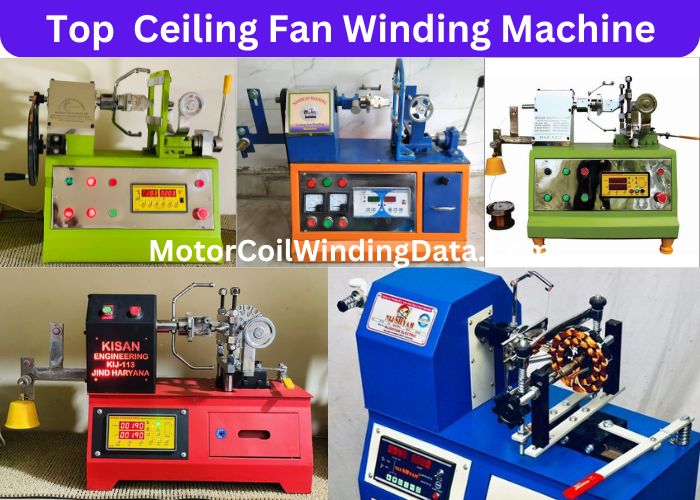 Fan Rewinding Machine Semi Automatic Ceiling Fan Stator Winding